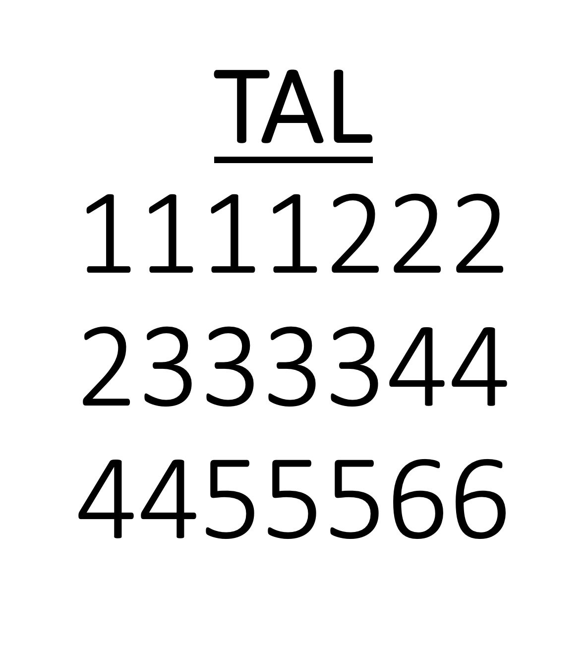 Tal - MK. Hobby /Hanne krogh