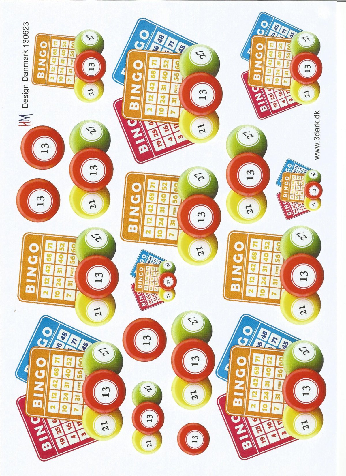 Bingo plader - Begivenheder - MK. Hobby /Hanne krogh